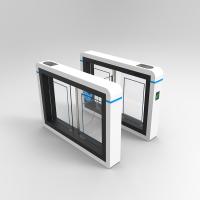 China Security Optical Swing Barrier Turnstile 25p/m-30p/m with Buzzer Alarm for sale