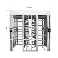 China Full Height Pedestrian Turnstiles ,  Automatic Low Noise Turn Style Gate for sale