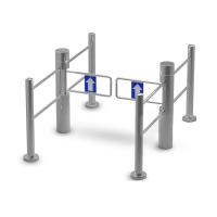 China HPT Supermarket Security Gates Turnstiles , Manual Swing Pedestrian Turnstile Gate for sale