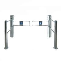 China HPT Supermarket Security Gates Turnstiles , Manual Swing Pedestrian Turnstile Gate for sale