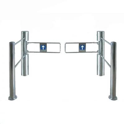 China HPT Supermarket Security Gates Turnstiles , Manual Swing Pedestrian Turnstile Gate for sale