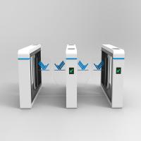 China Anti Collision Sliding Barrier Gate , ESD Turnstile Gate System For Building for sale
