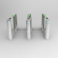 China Bi Directional Train Station Turnstile SUS304 Stainless Steel Sliding Turnstile Office for sale