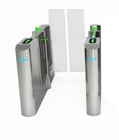 China 110V - 240V Train Station Turnstile SUS304 Stainless Steel 2000x200x1000mm for sale