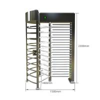 China SUS304 Employee Entrance Turnstile Gate , Automatic Full Body Turnstile for sale