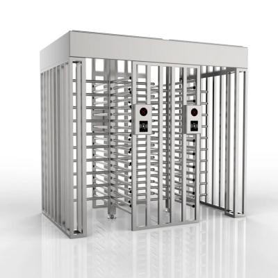 China Full Height Security Turnstile Gate SUS304 Stainlesl Steel Turnstiles for sale