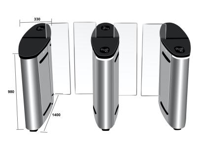 China 0.2S Fingerprint Turnstile Access Control Facial Recognition Turnstile for sale