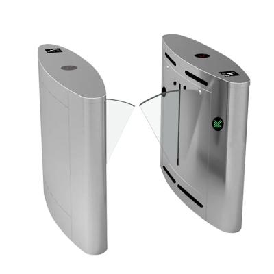 China Customized Automatic Systems Turnstile Flap Barrier System 1 Year Warranty for sale