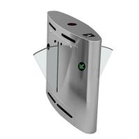 China Biometric Flap Barrier Turnstile Door Access Control 550mm Width for sale