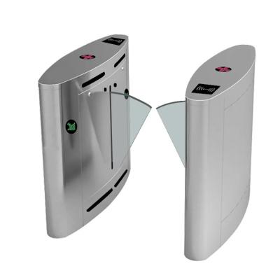 China Indoor / Outdoor Motorized Turnstile , Baffle Gate Turnstile With Dry Contact for sale