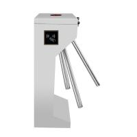 China Anti Collision Tripod Security Gates Turnstiles Single Directional / Bi Directional 30p/m for sale
