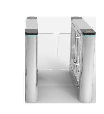 China Automatic Swing Barrier Turnstile , Office / Factory Turnstile With Card Reader for sale