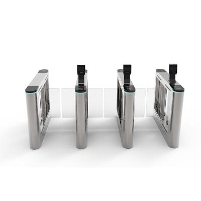 China Access Control Swing Turnstile Barrier  Compatible With Push Release Button for sale