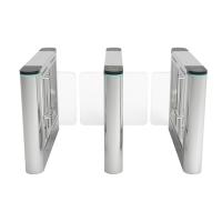 China 30P/M Swing Barrier Turnstile Gym 1400*185*1020mm Half Height Building Turnstiles for sale