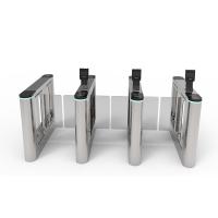 China Modern Biometric Glass Turnstile Gate With Face Recognition for sale