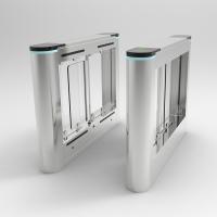 China Modern Biometric Glass Turnstile Gate With Face Recognition for sale