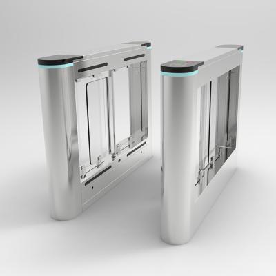 China Modern Biometric Glass Turnstile Gate With Face Recognition for sale