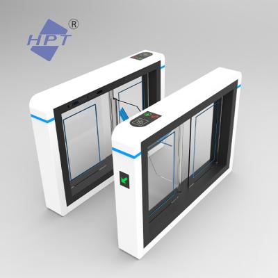 China High End Pedestrian Turnstile Gate With Card Reader 1400*180*1000mm for sale
