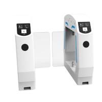 China White Biometric Turnstile , Optical Swing Turnstile For Public Facilities for sale
