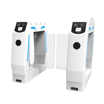 China Auto Optical Turnstile Gate Biometric Turnstile With Acrylic Glass for sale