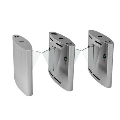 China Automatic Flap Barrier Turnstile Gate Manufacturers SUS304 For Indoor / Outdoor for sale