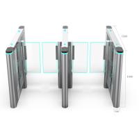 China ESD Slim Speedlane Turnstile , 1.5mm Thickess Stainless Steel Speed Turnstile for sale