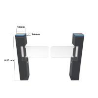 China Small Vertical Swing Barrier Gate Durable SS Construction For Supermarket for sale