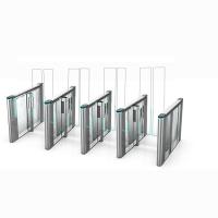 China Compact Size Speed Gate Turnstile Brushless DC Motor Entrance Barrier Gate for sale