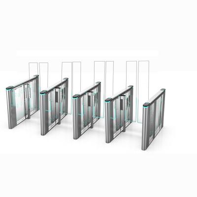 China Compact Size Speed Gate Turnstile Brushless DC Motor Entrance Barrier Gate for sale
