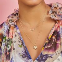 China 925 Sterling Silver Material Type Gold Plated Dainty Cherry Blossom Flower Pendants for sale