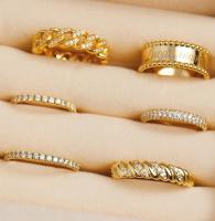 China Handmade Twist Classic 925 Sterling Silver Women's Ring Jewelry Plated With 18K Gold for sale