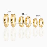 China Silver Fine Jewelry Minimalist 18K Gold 9MM 11MM 13MM Hoop Set for FedEx DHL UPS TNT EMS Shipping for sale