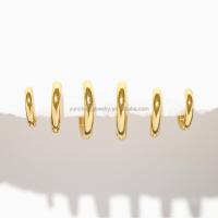 China Silver Fine Jewelry Minimalist 18K Gold 9MM 11MM 13MM Hoop Set for FedEx DHL UPS TNT EMS Shipping for sale