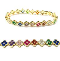 China Fresh Water Pearl CZ Stones Tennis Bracelets Plated Custom Jewelry Rainbow Gold Copper Brass for Women for sale