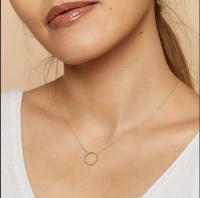 China 14K Gold Plated 925 Sterling Silver Twist Pendant Necklace with 16 Inch Length Link Chain for sale