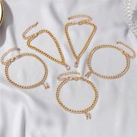 China Personalized 18K Gold Plated Fashion Brass Cuban Link Chain Tennis Bracelet for Women for sale