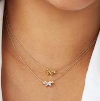 China 925 Silver 14K Plated Necklace 18