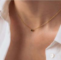 China Gold Plated 925 Sterling Silver Starburst Diamond Disc Pendant Necklace for Daily Wear for sale