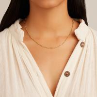 China 18in 925 Sterling Silver Chain Necklace 2.2mm Width 18K Gold Chain Necklace for sale