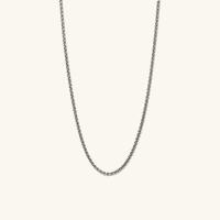 China Handmade 18K Gold Plated Round Box Necklace Chain with Fast Shipping and Customizable Logo for sale