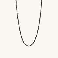 China Handmade 18K Gold Plated Round Box Necklace Chain with Fast Shipping and Customizable Logo for sale