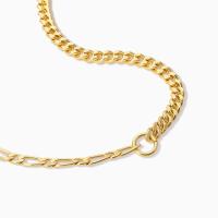 China 18K Gold Plated Double Chain Necklace for Girls' Fashion Accessory Collection for sale