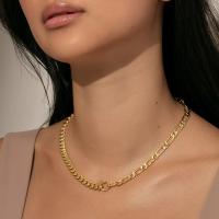 China 18K Gold Plated Double Chain Necklace for Girls' Fashion Accessory Collection for sale