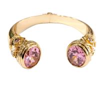 China Religious Type Other Silver Jewelry Garnet Stones Brass Bracelet Bangle Plating Cuff for sale