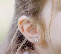 China Multicolored Enamel Dinosaur Stud Earrings 925 Sterling Silver For Little Girls for sale