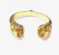 China Religious Type Other Silver Jewelry Garnet Stones Brass Bracelet Bangle Plating Cuff for sale