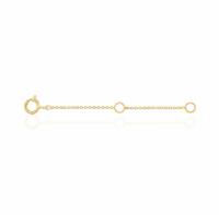 China Gold Plated 925 Sterling Silver Bracelet and Necklace Chain Extender for Anniversary for sale