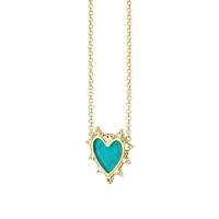 China 925 Sterling Silver Chain Jewelry Diamond And Turquoise Heart Twist Necklace No Pearl Chain for sale
