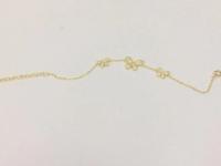 China 14K Gold Triple Butterfly Chain Bracelet Clear CZ Silver Chain Bracelet 925 for sale