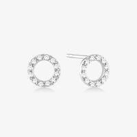 China 18K Gold Plated 925 Sterling Silver Classic Stud Earrings for Girls Fashion Accessory for sale
